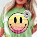 Distressed Retro Smiley Face PNG Sunny Smiley Png Boho Png Boho Smiley ...