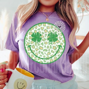 St.patrick’s Day PNG Smiley Face PNG Distressed Smiley Transfer Smiley ...