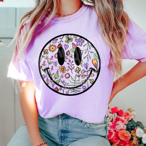 Boho Smiley Face PNG Bohemian Smiley Face Smiley Transfer Design Smiley ...