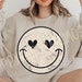 Distressed Retro Smiley Face Distressed Smiley Face Beige - Etsy