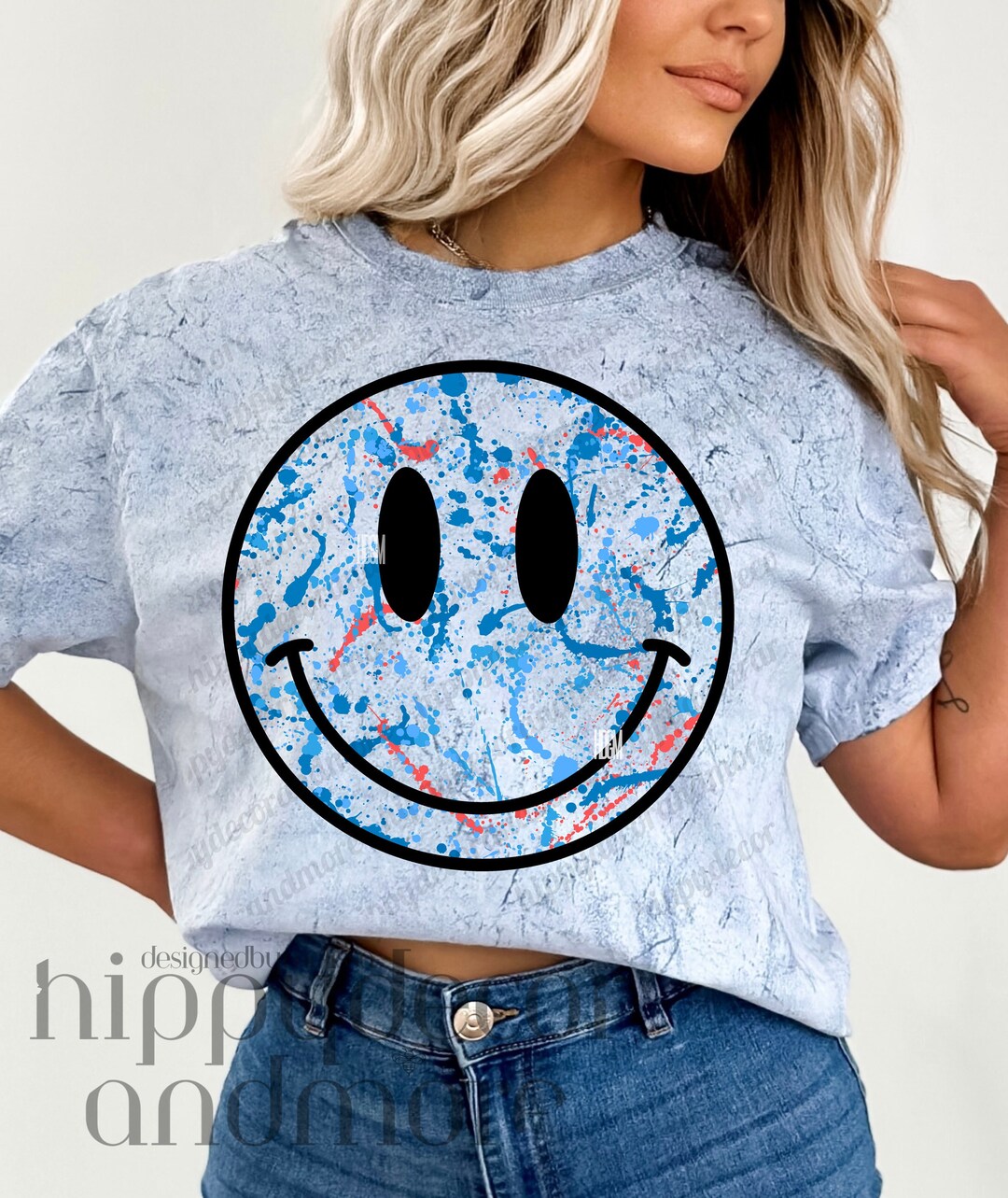 Smiley Face Sublimation Splatter Paint Smiley Face PNG Red - Etsy