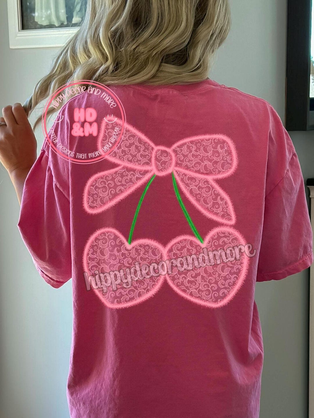 Lace Cherries PNG Valentines Day PNG Faux Tinsel Faux Embroiderey Lacey ...