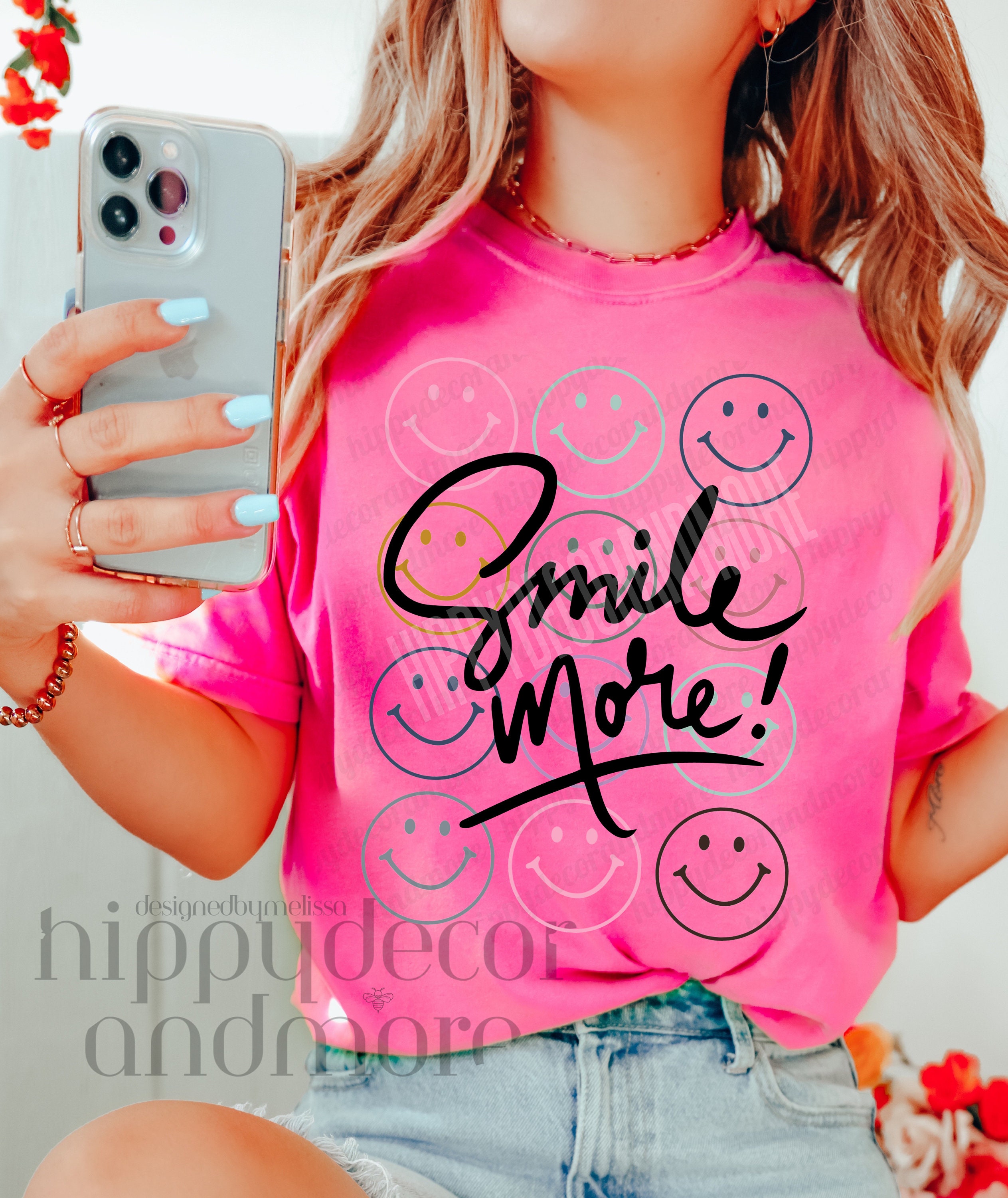 Boho Smiley Face Retro Smiley Face PNG Smiley Faces PNG Smiley - Etsy