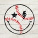 Distressed Baseball Smiley Face PNG Retro Sublimation - Etsy