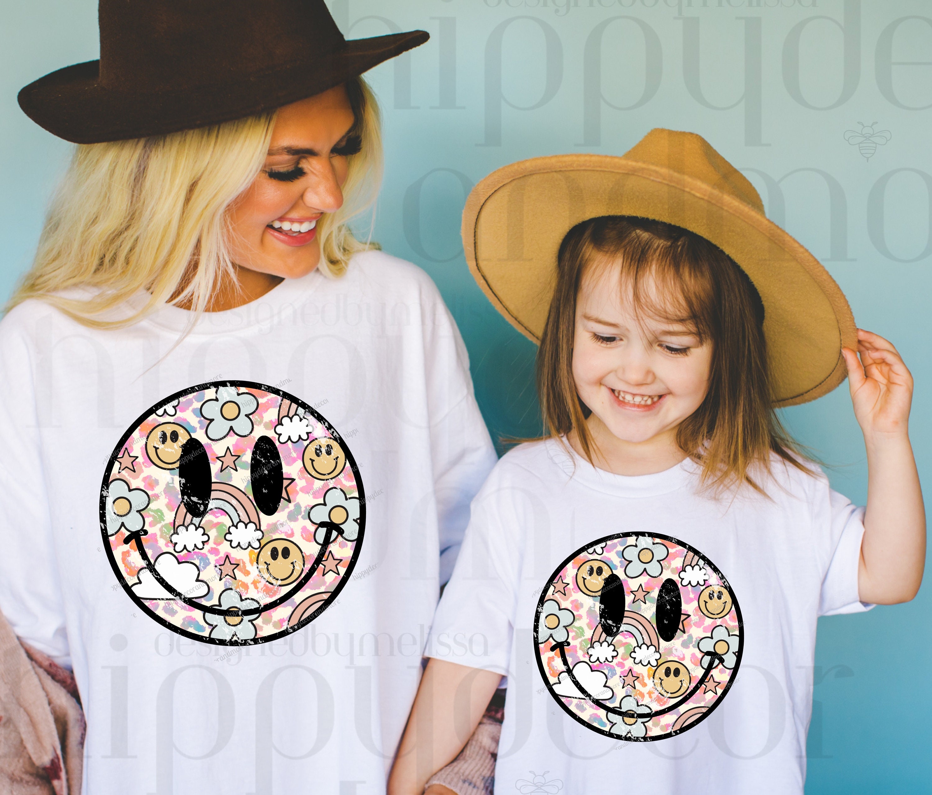 Distressed Smiley Face PNG Daisy Png Retro Smiley Face Girly - Etsy Canada