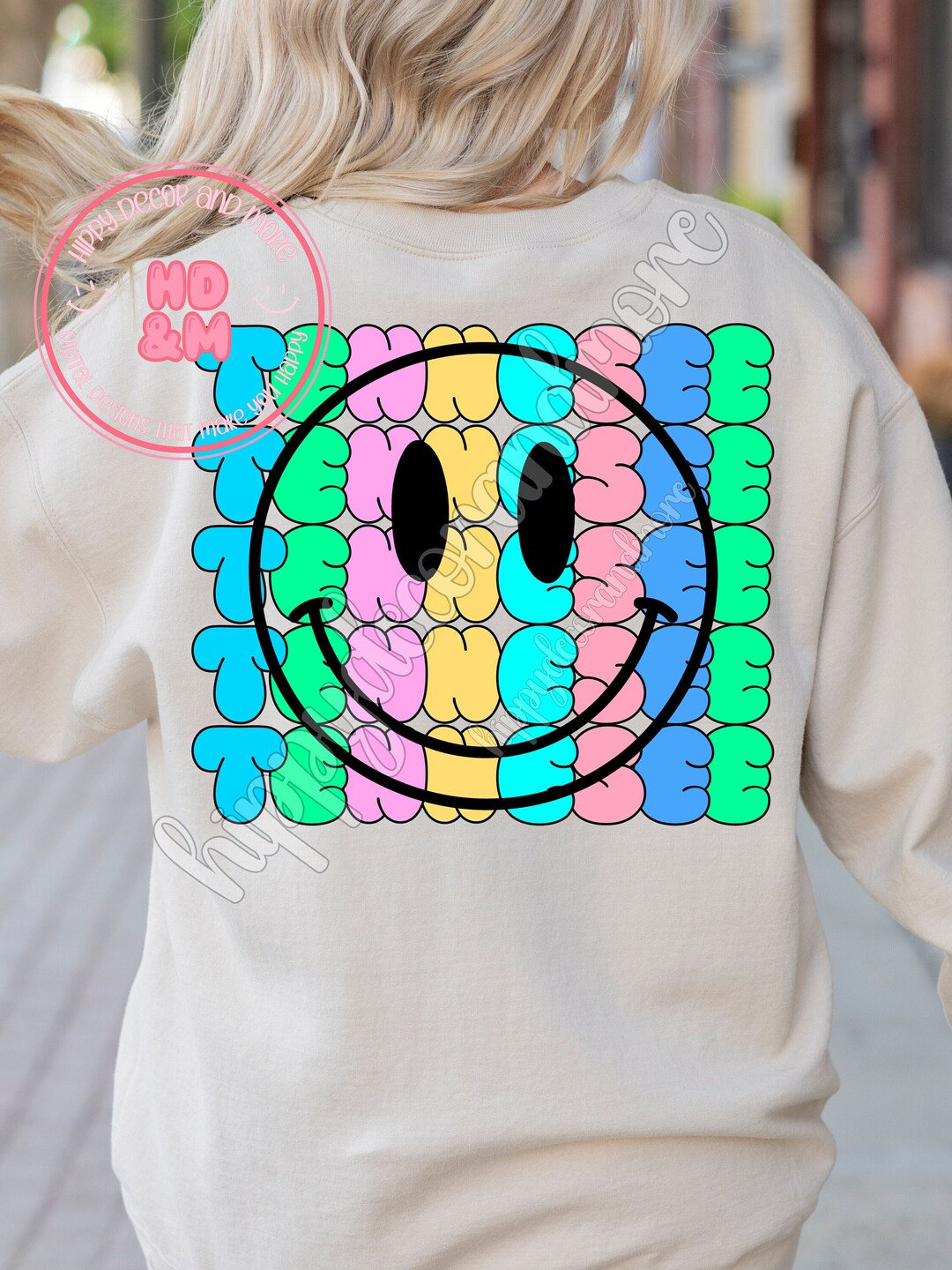 Tennessee PNG Colorful Smiley Face PNG Summer PNG Pastel Png Tennessee ...