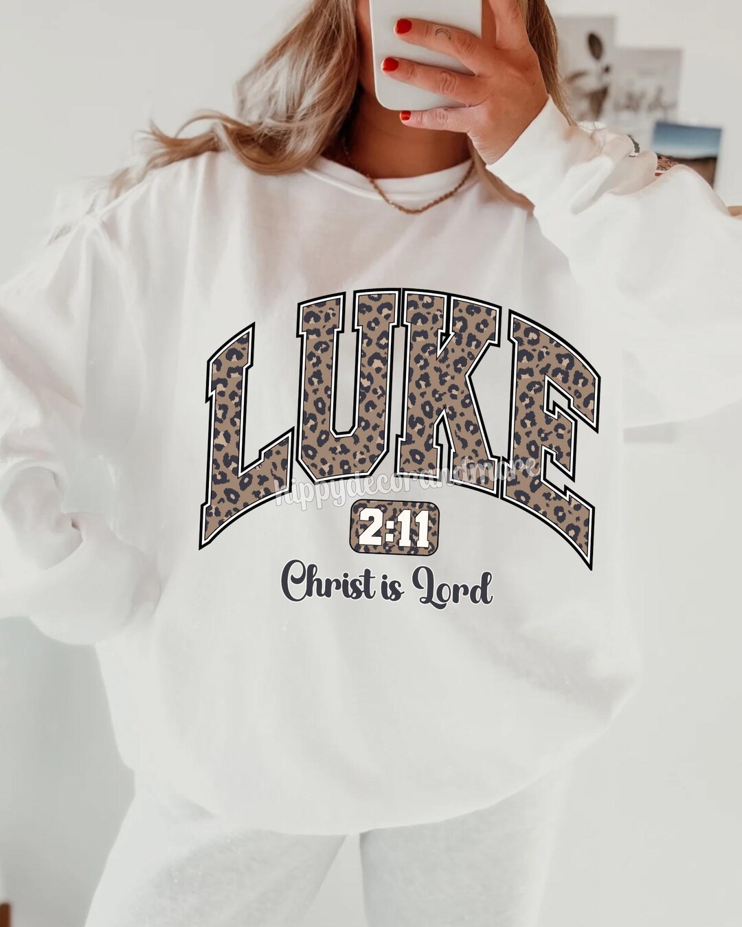 Leopard Print PNG Bible Verse PNG Christian Shirt Design Jesus Luke 2: ...
