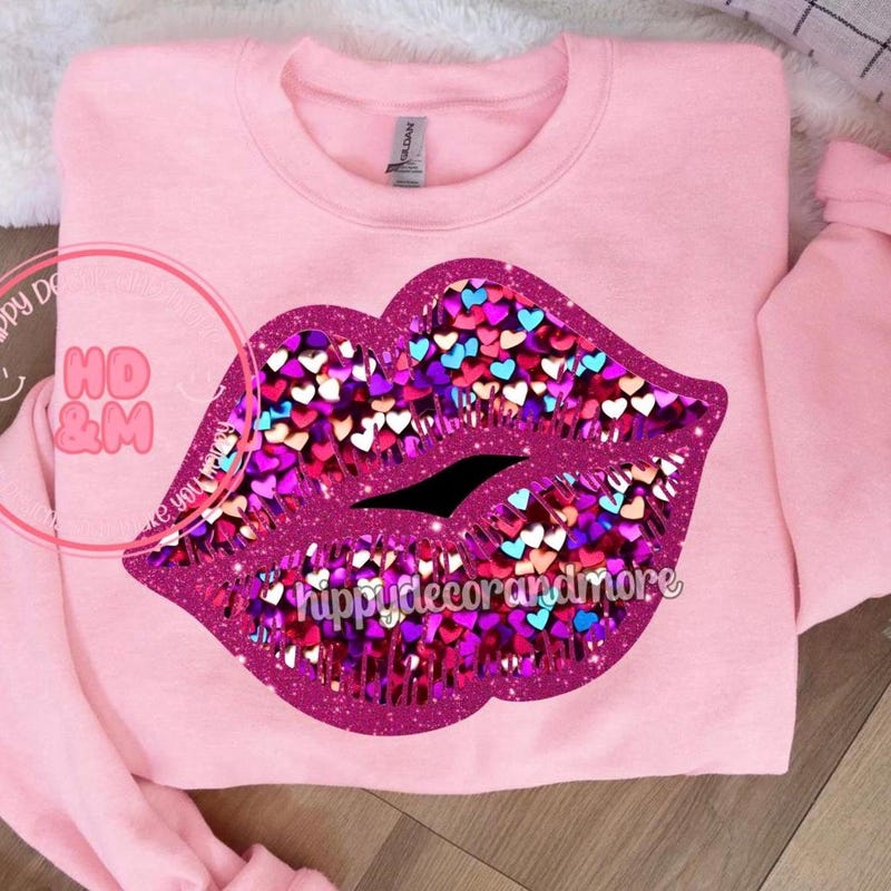 Sequin Valentine Decor - Etsy