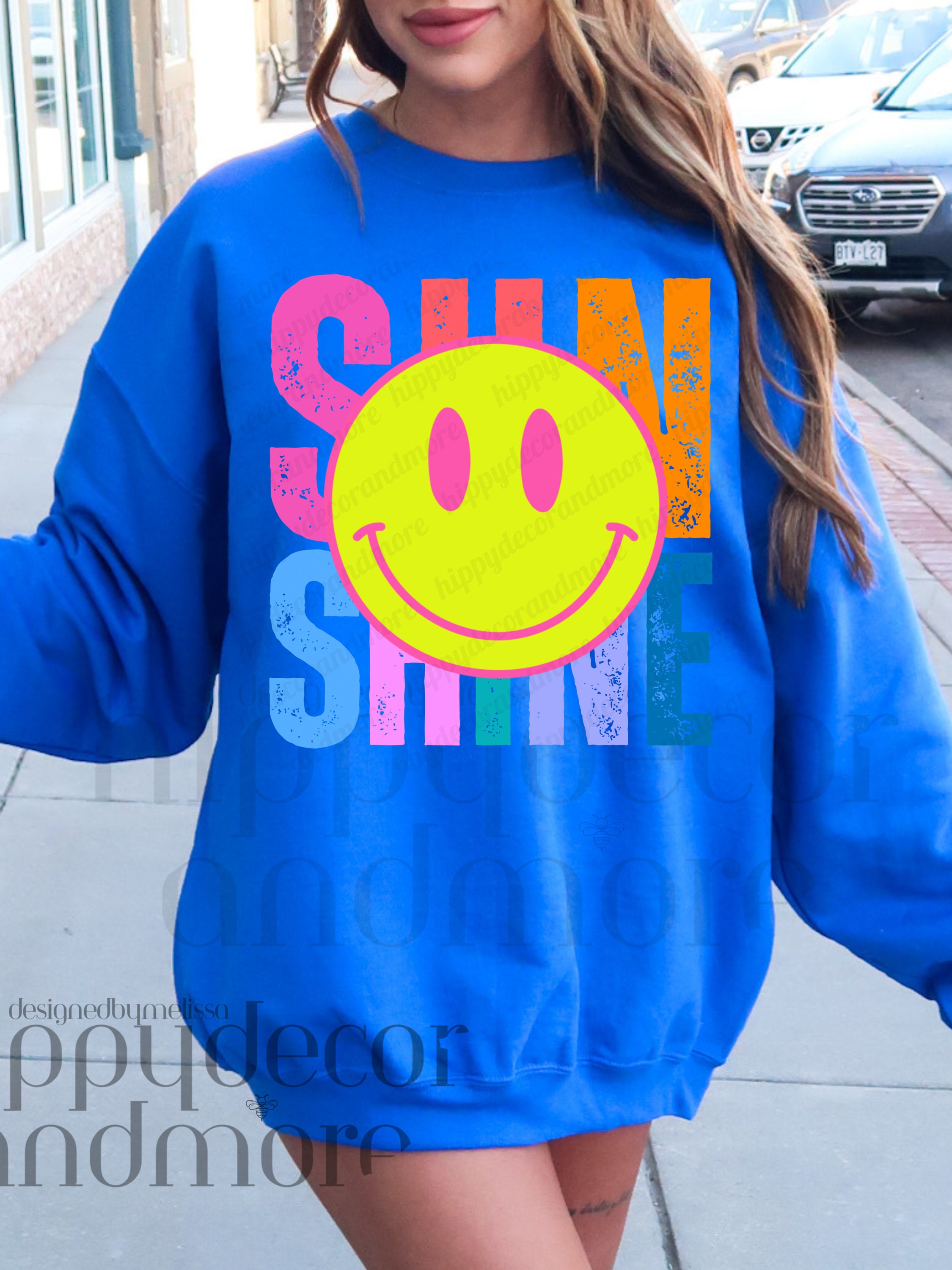 Sunshine Smiley Face Png Comfort Colors Design Ideas Sublimation ...