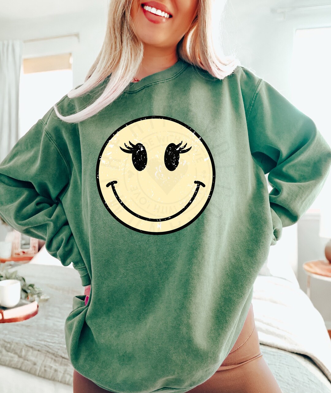 Smiley Face Distressed Retro Smiley Face PNG Yellow Smiley Face Trendy ...