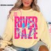 River Daze Smiley Face PNG River Shirt Design Distressed Retro Smiley ...