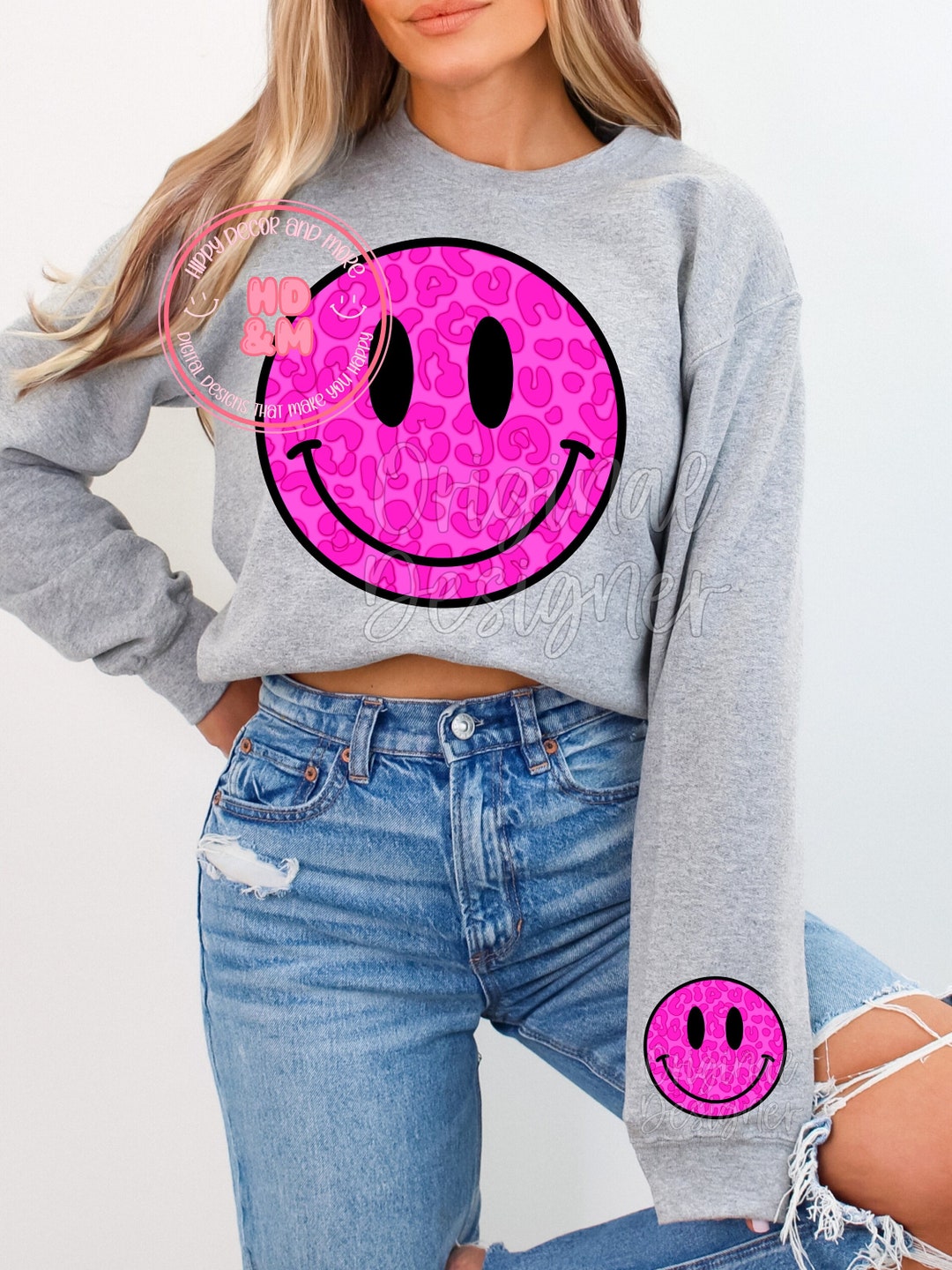 Pink Leopard Print PNG Pink Smiley PNG Smiley Face Shirt Design Smiley ...