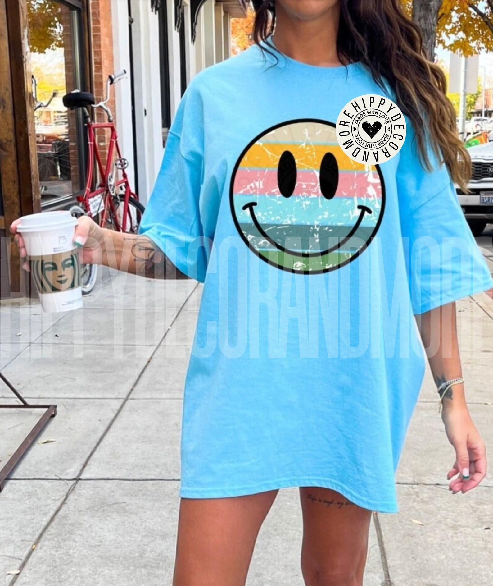 Retro Smiley Face PNG Spring Png Smiley Png Boho Png Boho - Etsy