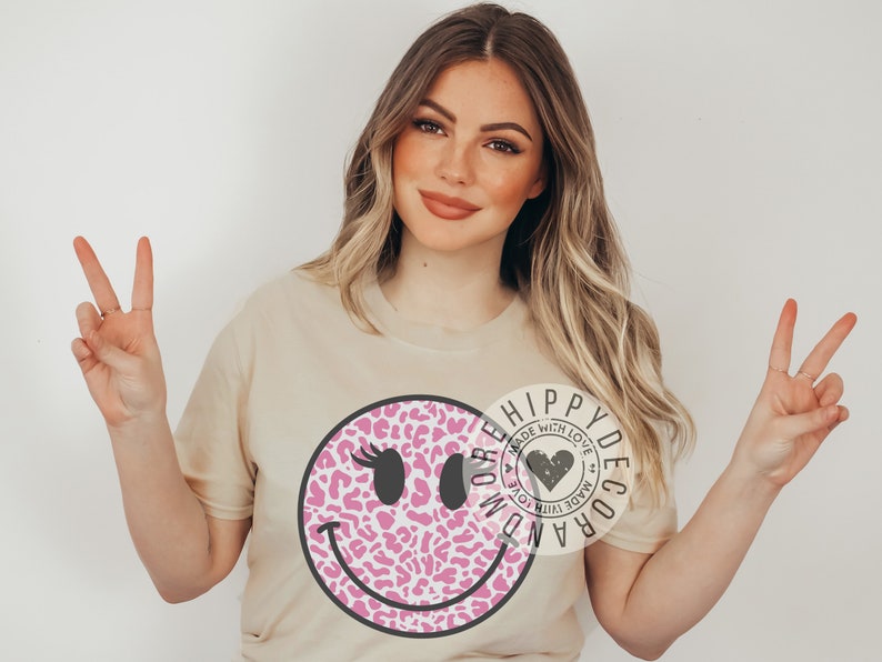 Leopard Print PNG Smiley Face PNG Smiley Face Smiley Face - Etsy