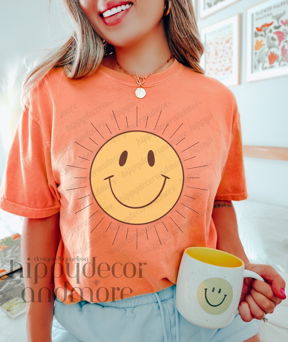 Sunshine Smiley Face PNG Sunshine PNG Smile Shirt Retro Smiley Face ...
