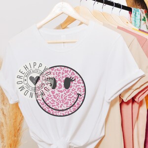 Leopard Print PNG Smiley Face PNG Smiley Face Smile Face Sublimation ...