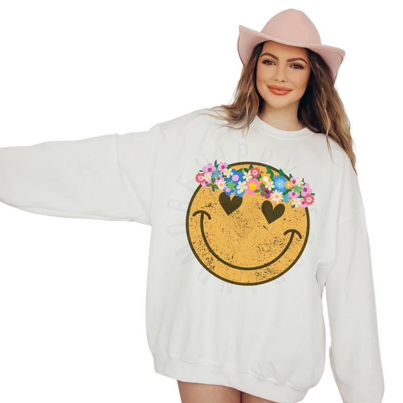 Bohemian Smiley Face PNG Retro Smiley Face Boho Smiley Face - Etsy