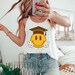 Retro Smiley Face PNG Graduation Shirt Grad PNG Hippie Png Class of ...