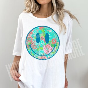 Retro Smiley Face PNG Tropical PNG Hawaiian Smiley Retro Png Smiley ...