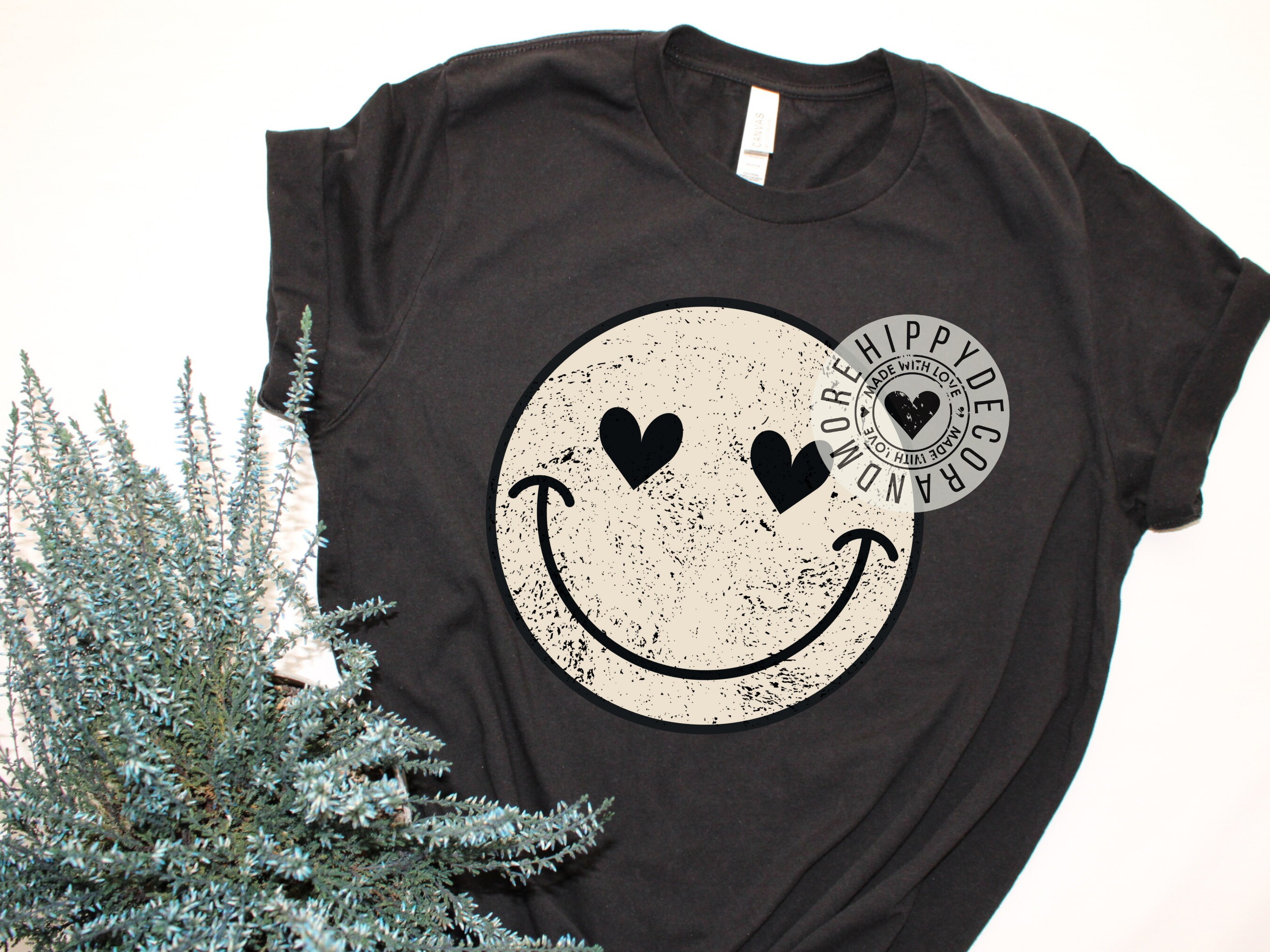 Distressed Retro Smiley Face Distressed Smiley Face Beige - Etsy