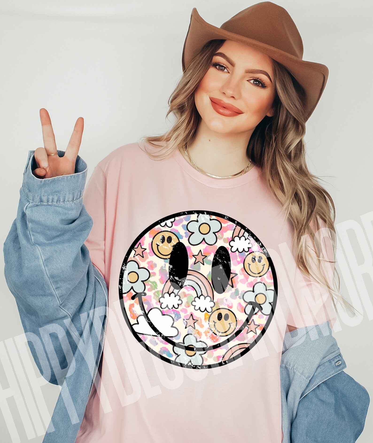 Distressed Smiley Face PNG Daisy Png Retro Smiley Face Girly - Etsy ...