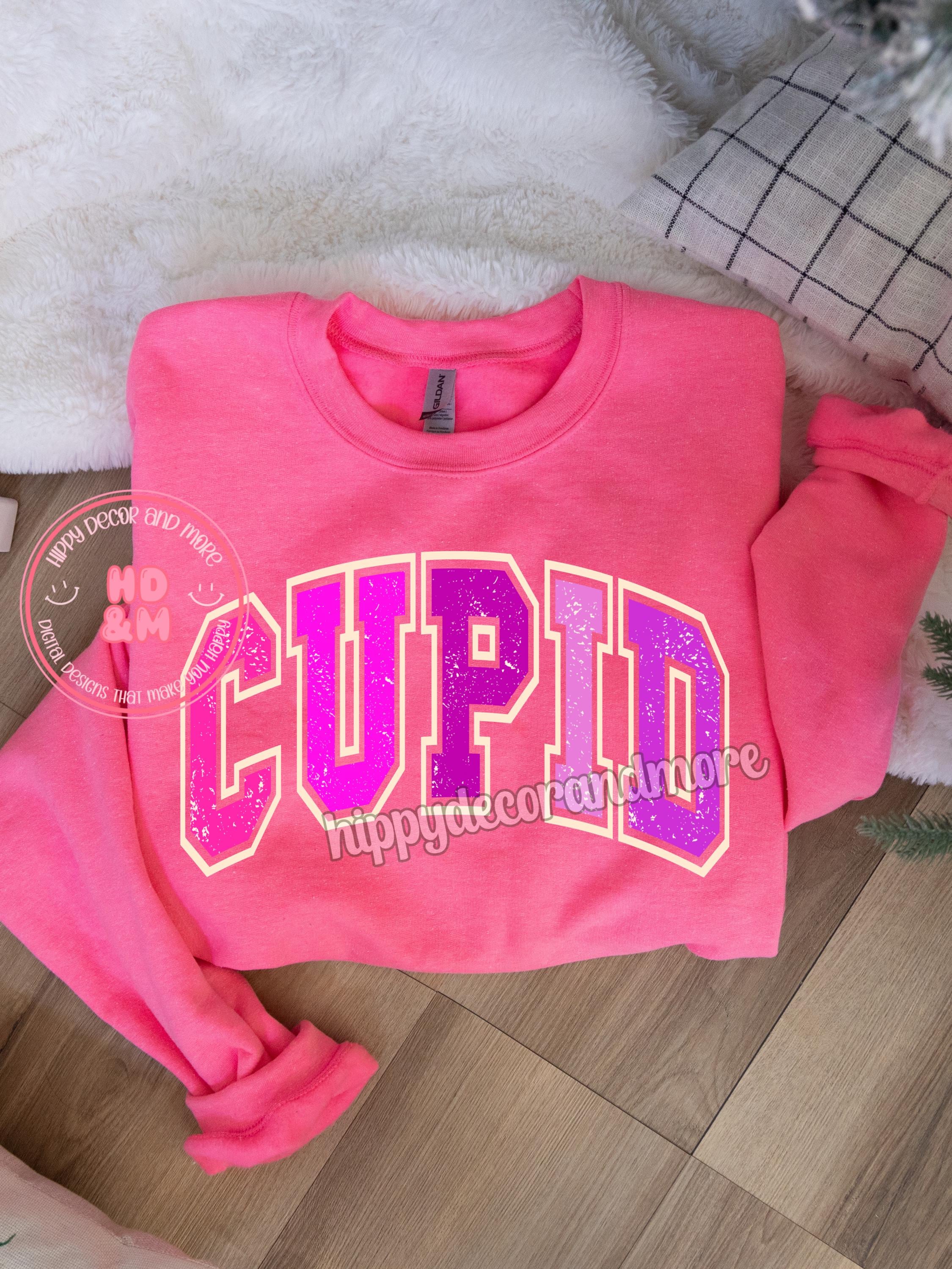 Valentines Day PNG Cupid PNG Prepoy Girly Distressed Letters Pink ...