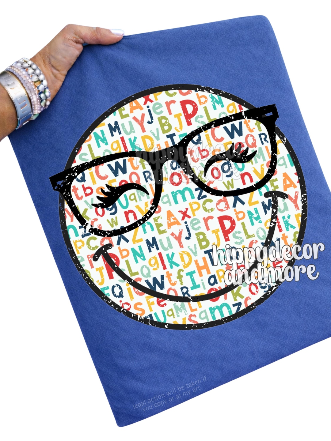Teacher PNG Smiley Face PNG Alphabet School Shirt Sublimation Design ...