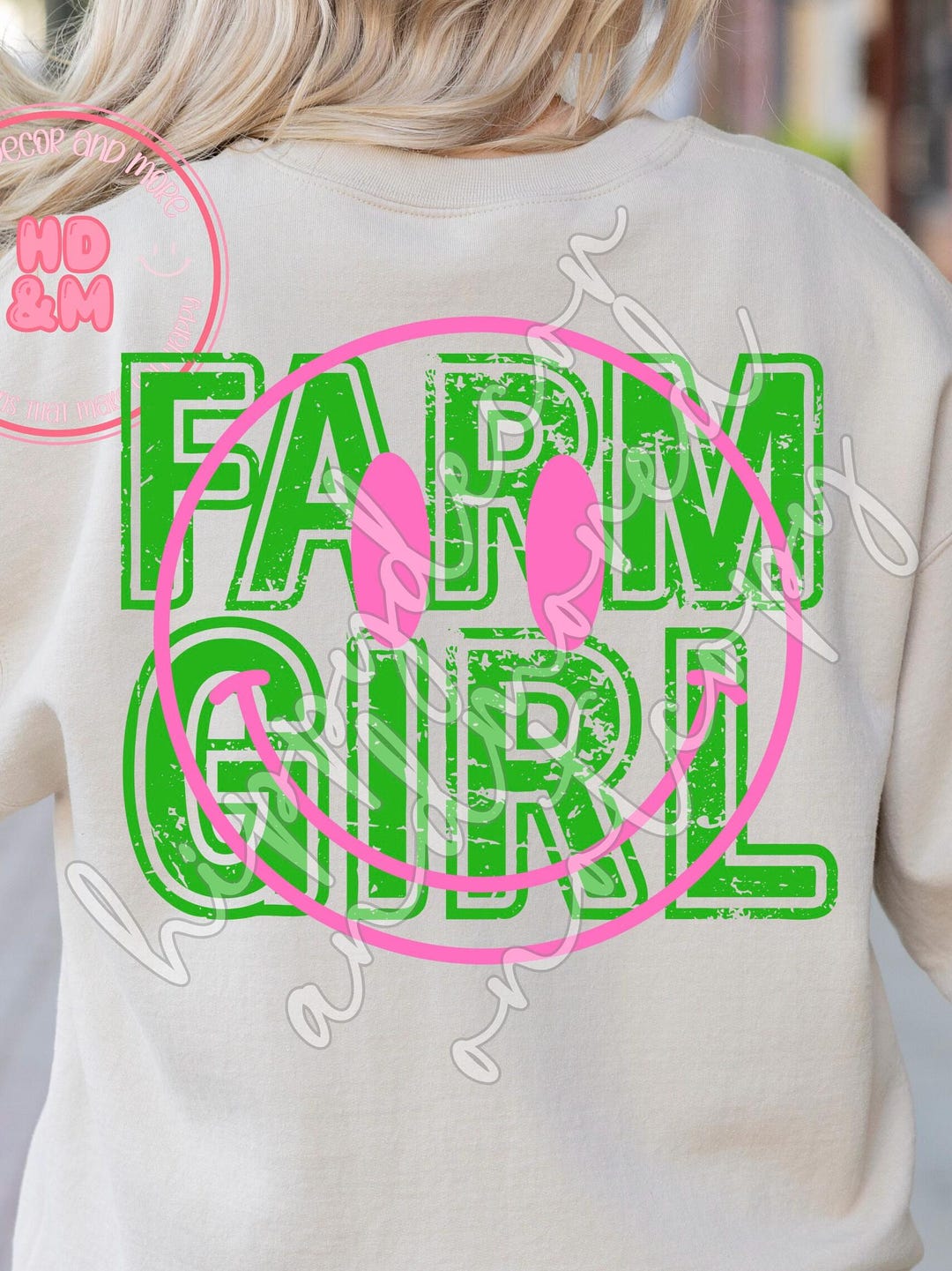 Farm PNG Farm Girl PNG Smiley Face PNG Country Png Comfort Colors Shirt ...