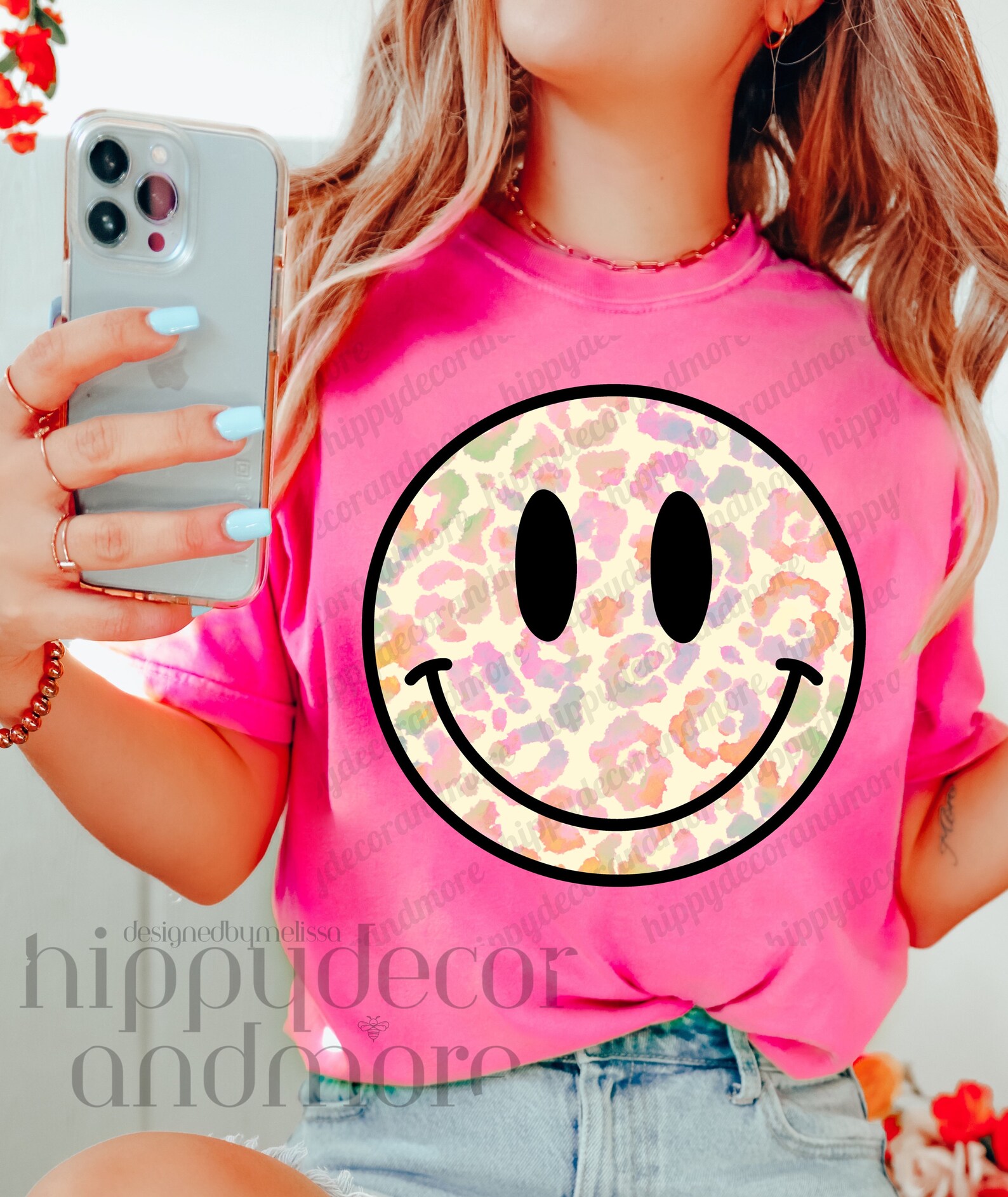 Leopard Print PNG Smiley Face PNG Smiley Face Smiley Pink Leopard Print ...