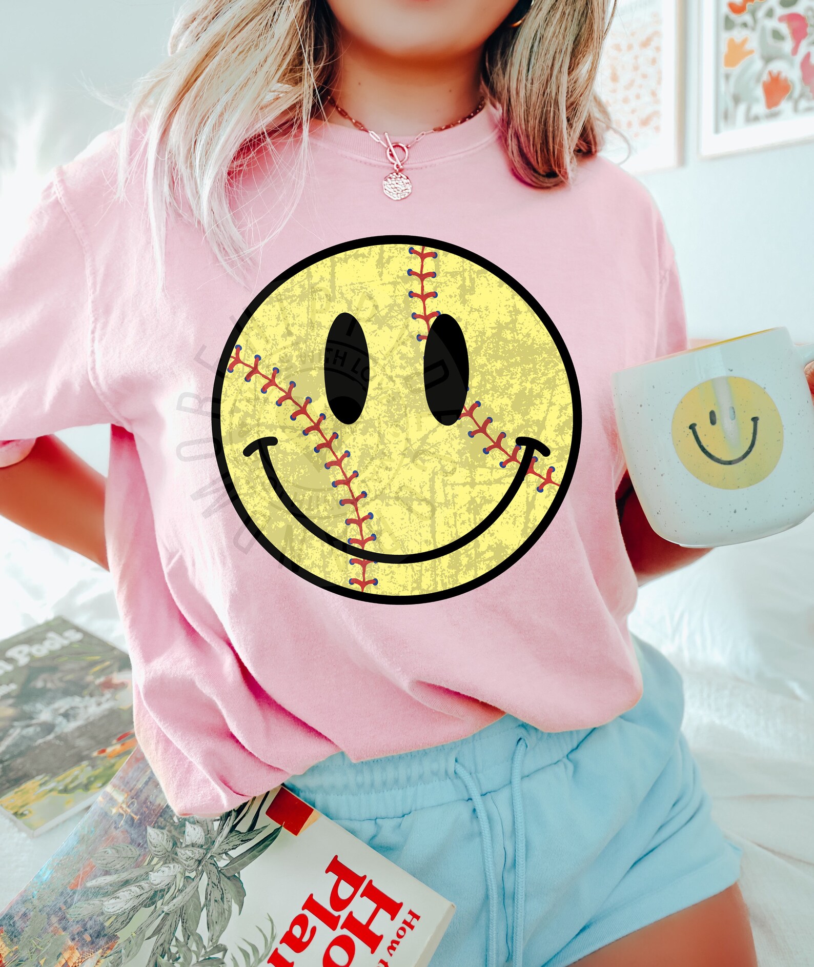 Softball PNG Smiley Face PNG Retro Smiley Face Distressed Smiley Face ...