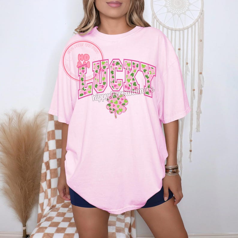 Pink St Patricks Day PNG Shamrock PNG Pattys Day Clover PNG St Patricks ...