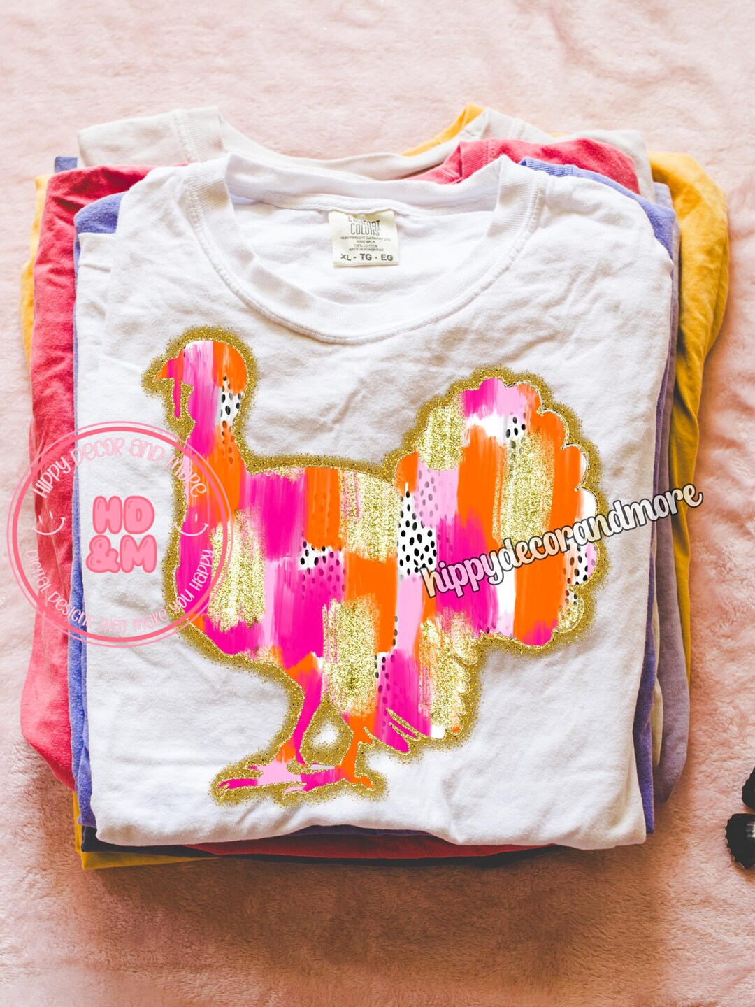 Paint Brush Strokes PNG Turkey PNG Thanksgiving Turkey Shirt ...