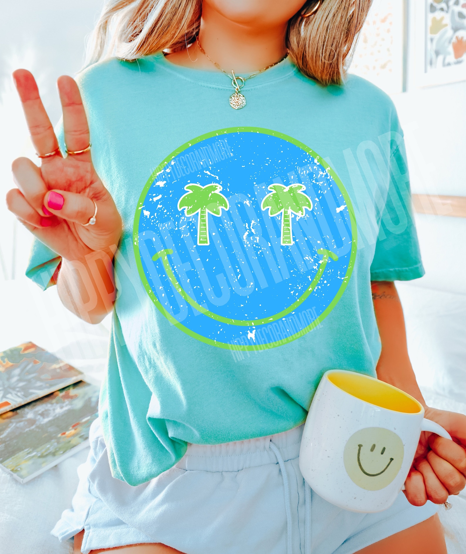 Smiley Face Png Palm Trees Smiley Face Pdf Distressed Palm Trees PNG ...
