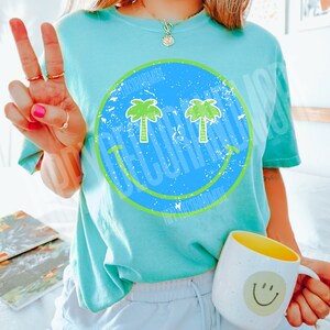 Smiley Face Png Palm Trees Smiley Face Pdf Distressed Palm Trees PNG ...