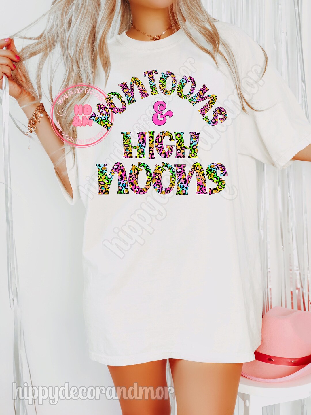 Pontoons and High Noons PNG Summer PNG Leopard Print Letters Leopard ...