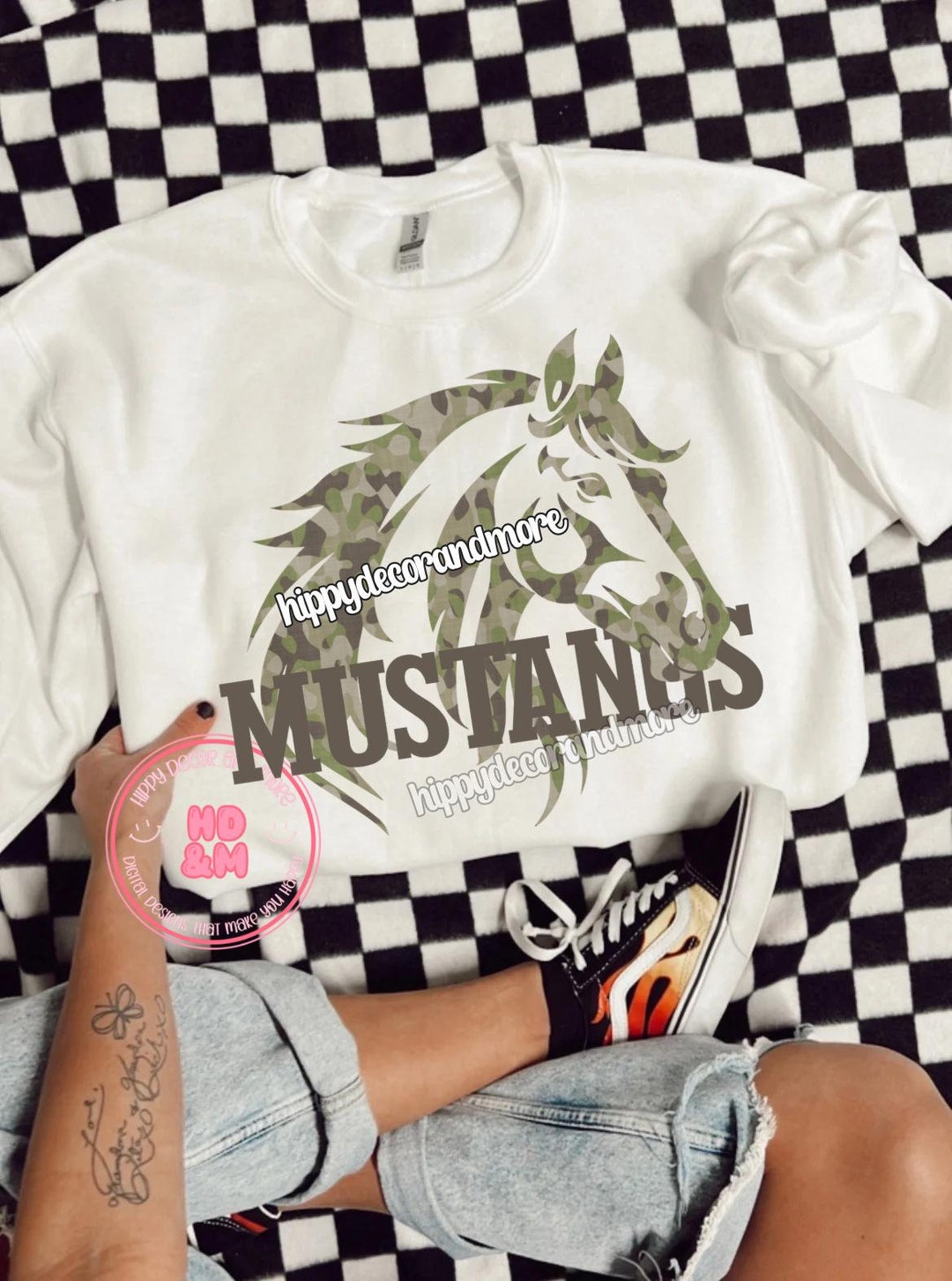Mustangs Mascot PNG Boys Mascot Shirt Sublimation Design Camo PNG Camo ...