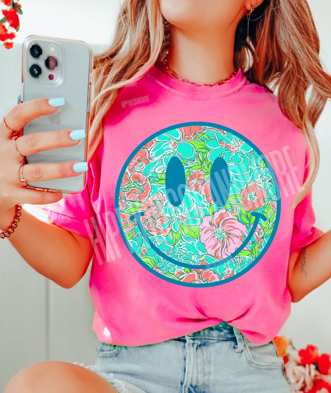 Retro Smiley Face PNG Tropical PNG Hawaiian Smiley Retro Png Smiley ...