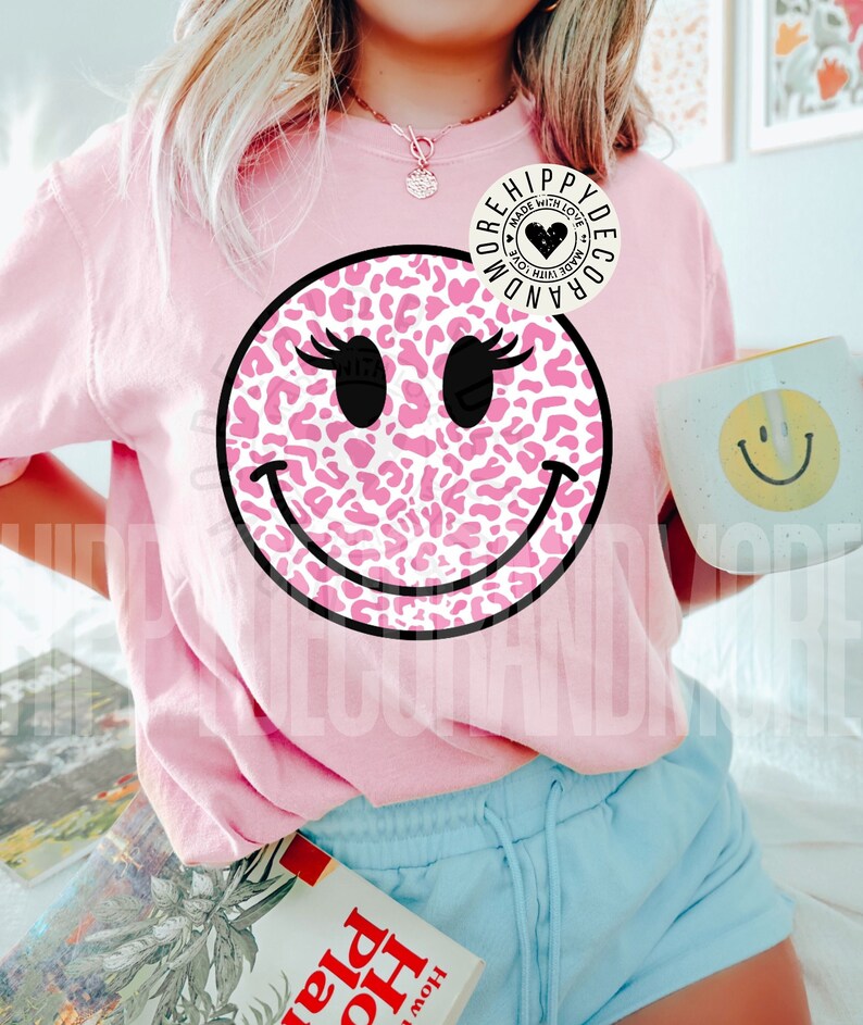 Leopard Print PNG Smiley Face PNG Smiley Face Smiley Face - Etsy