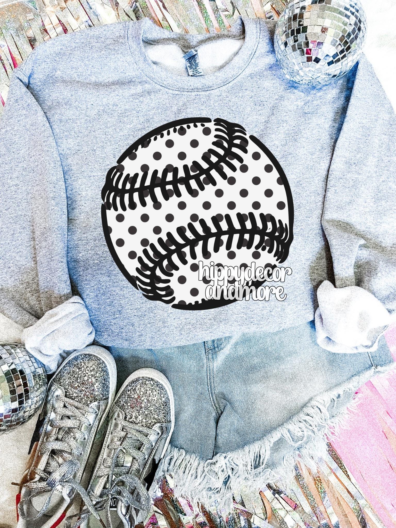Baseball PNG Polka Dots PNG Baseball Mama PNG Baseball Shirt ...