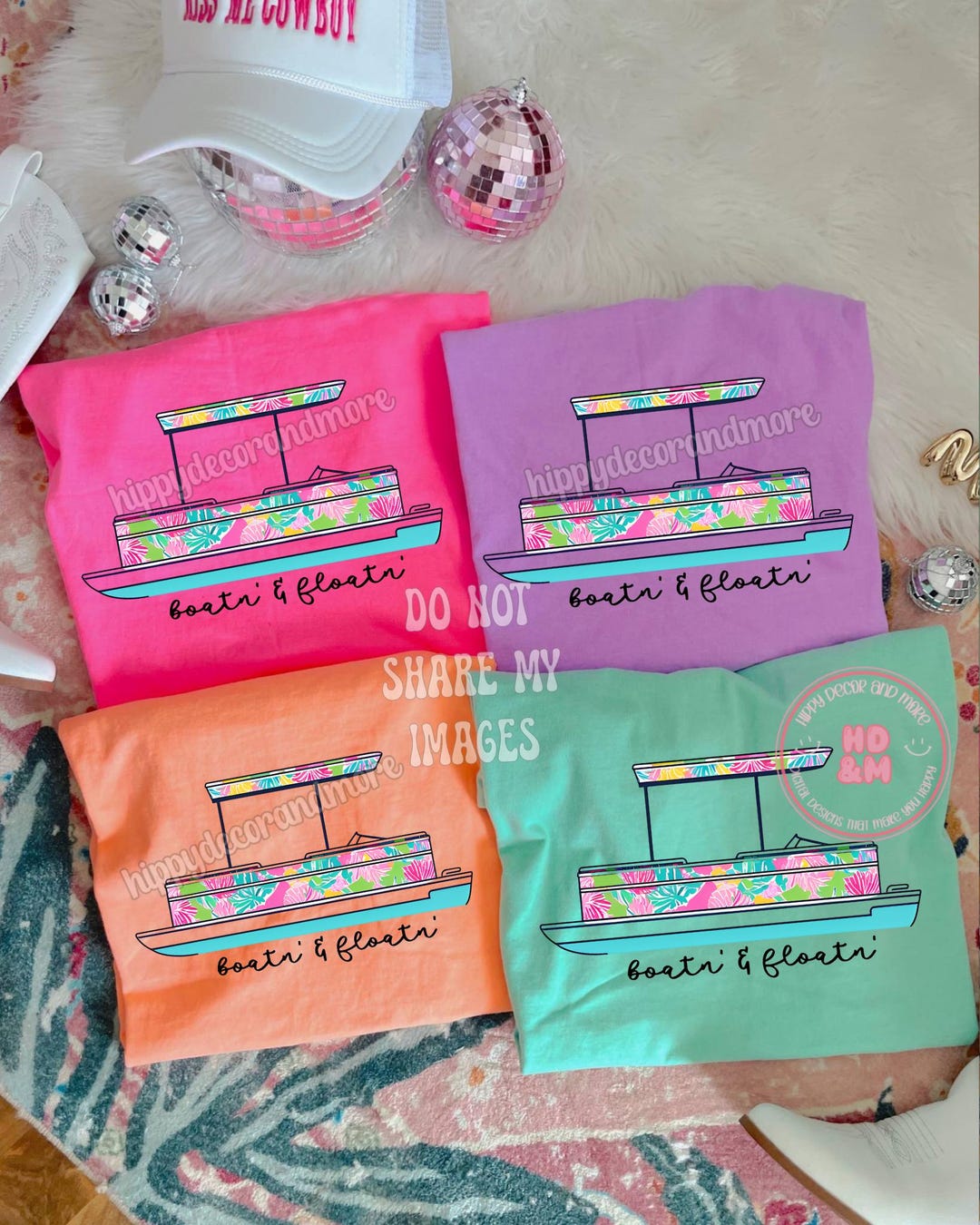 Boatn’ and Floatn’ PNG Beach Coastal Hawaii Preppy Beach Digital Design ...