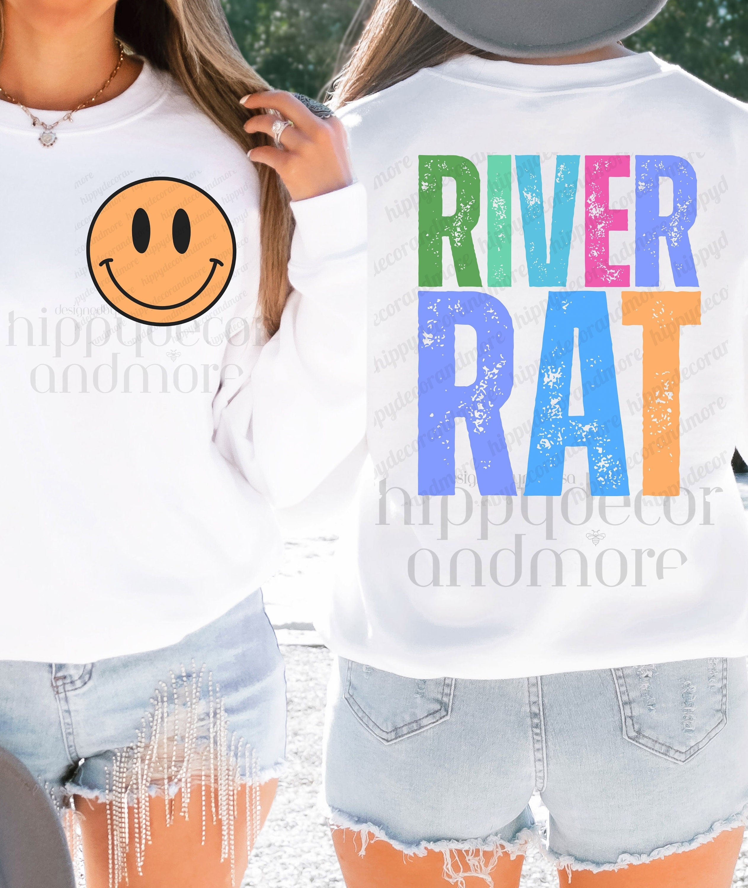 Retro Smiley Face PNG River Rat PNG Summer Png Girly Sublimation ...