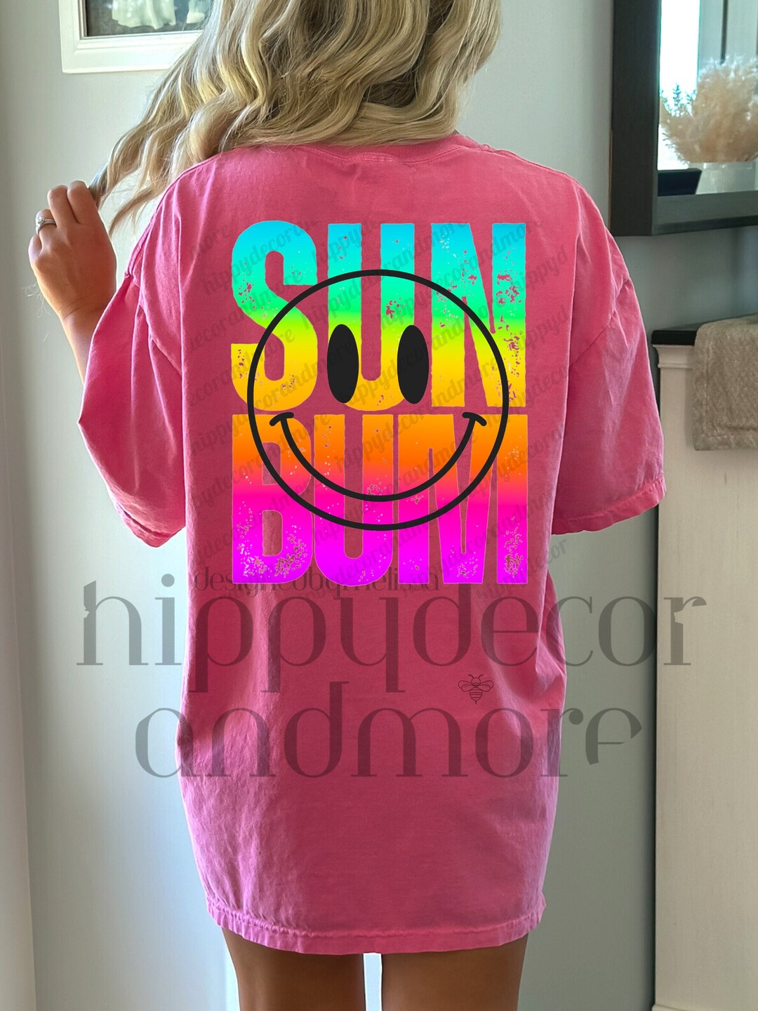Sun PNG Beach Smiley Face PNG Summer PNG Comfort Colors Shirt Designs ...