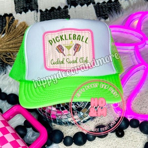 Pickleball PNG Cocktail Social Club Preppy PNG Pickleball Shirt Design ...