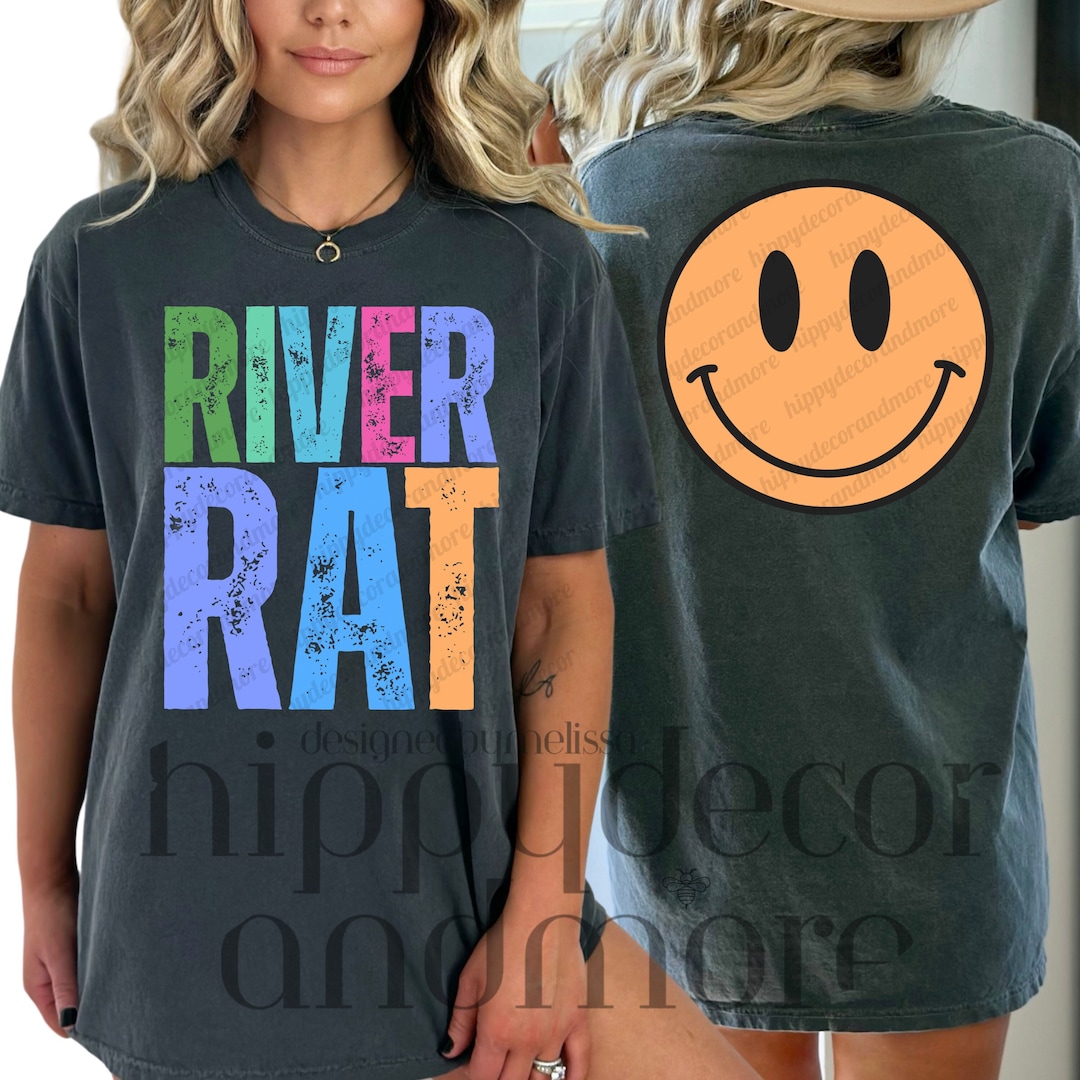 Retro Smiley Face PNG River Rat PNG Summer Png Girly Sublimation ...