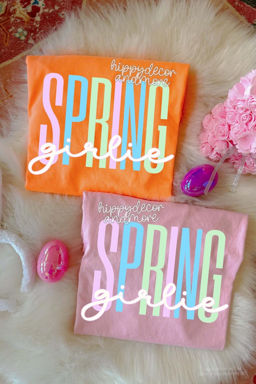 Spring PNG Spring Girly Shirt Design Pastel Easter Sublimation Dtf ...
