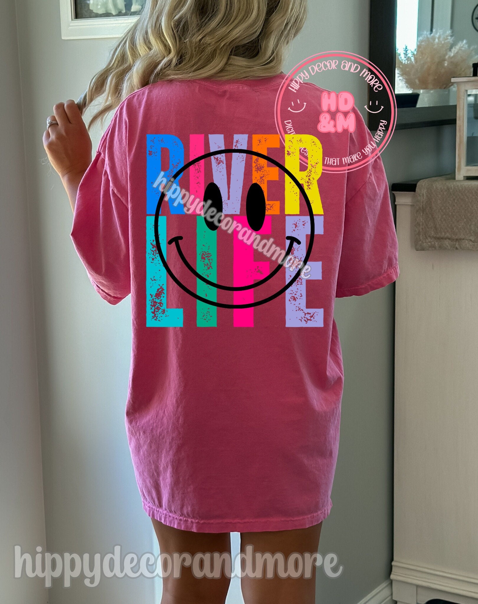 River Life PNG Smiley Face PNG River Vibes Summer PNG Smiley Shirt ...