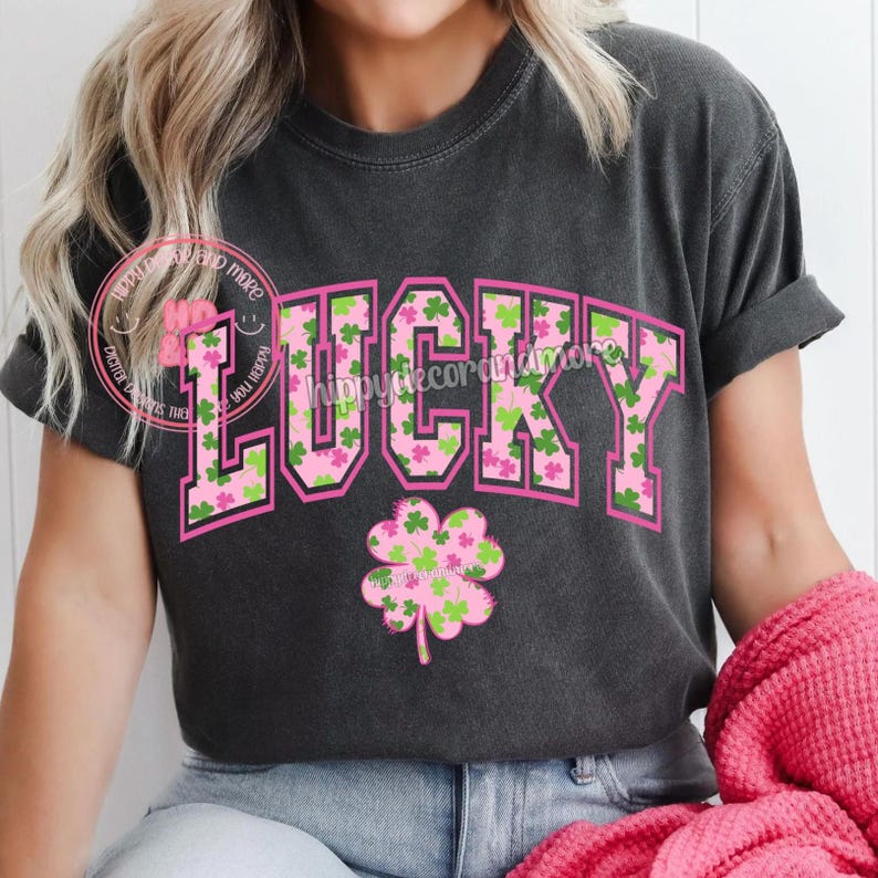 Pink St Patricks Day PNG Shamrock PNG Pattys Day Clover PNG St Patricks ...