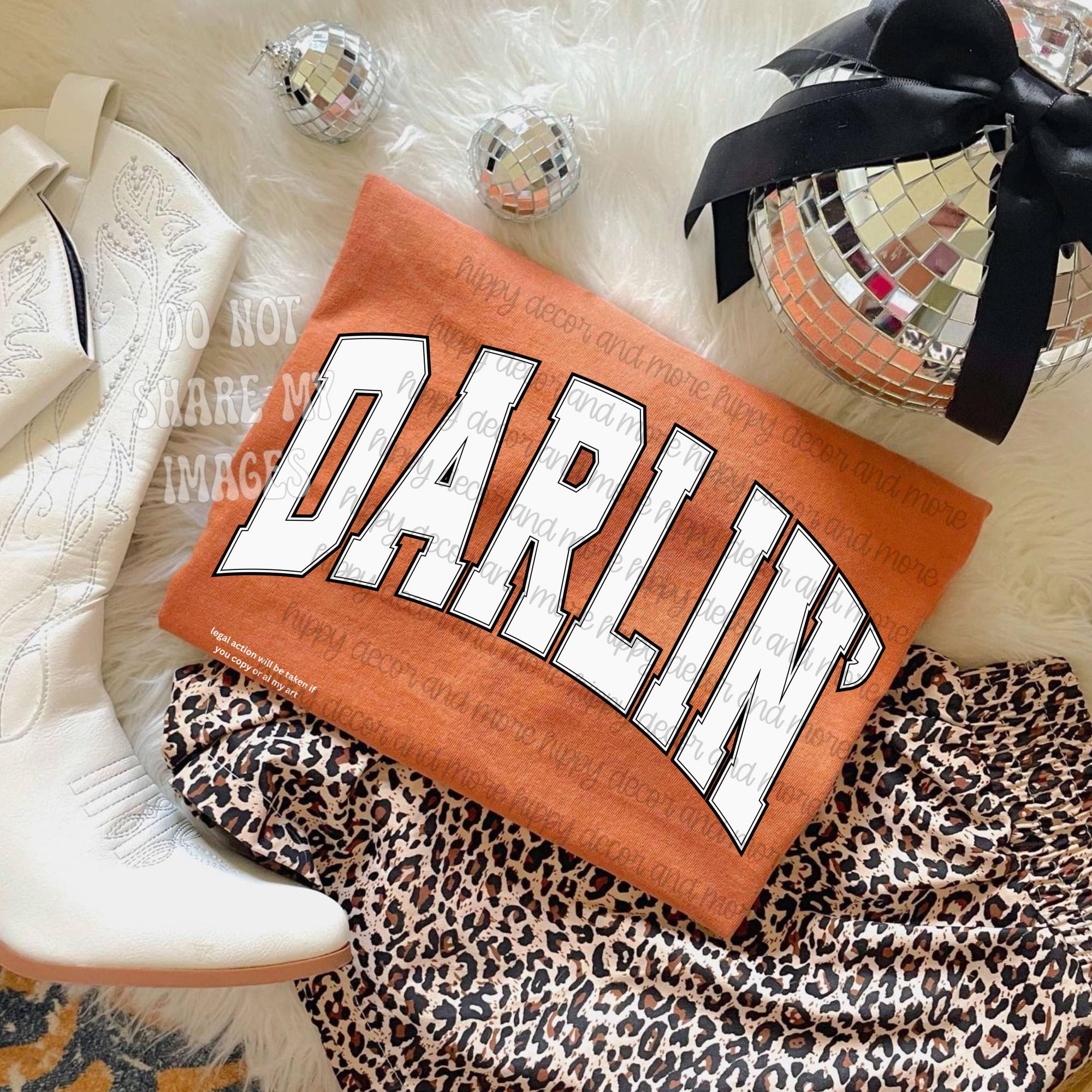 Darlin’ PNG Southern Country Girl Png Camouflage Darlin’ PNG Cute Fall ...