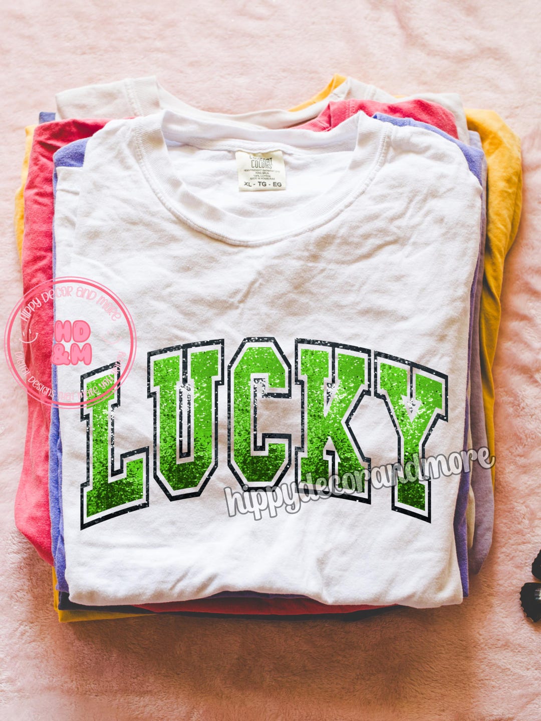 Lucky PNG St Patricks Day PNG Sparkly Green Patty’s Day PNG St Patricks ...