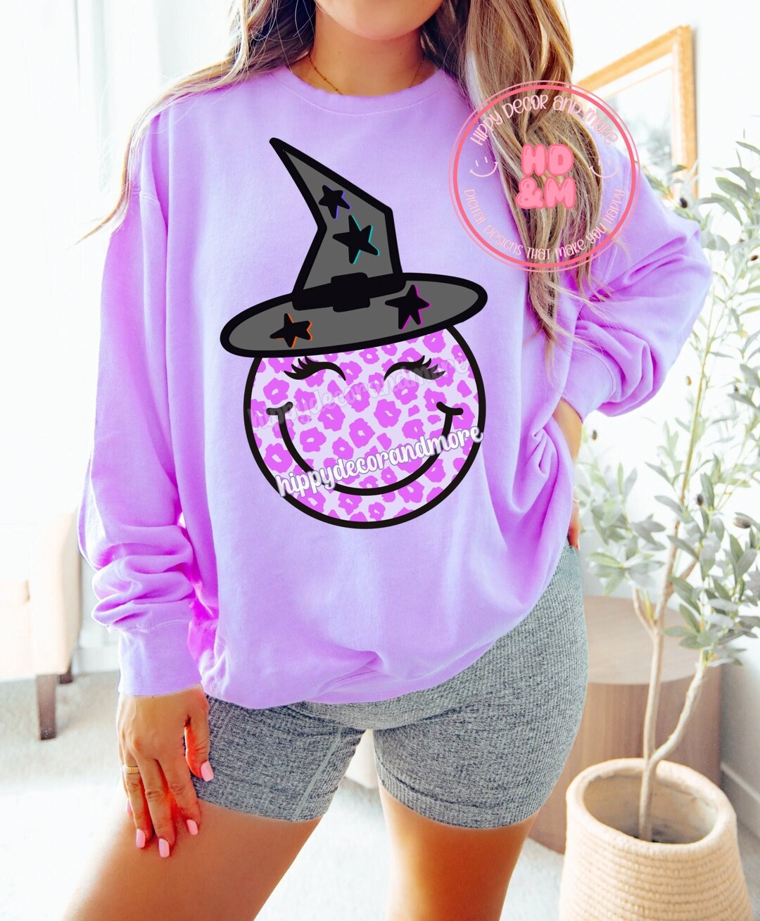 Cute Witch Smiley PNG Cute Smiley Face Witch Hat Halloween PNG Fall PNG ...